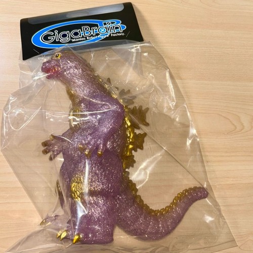Gigabrain Godzilla 1962 King Goji Purple Glitter Gold Purple Glitter ...