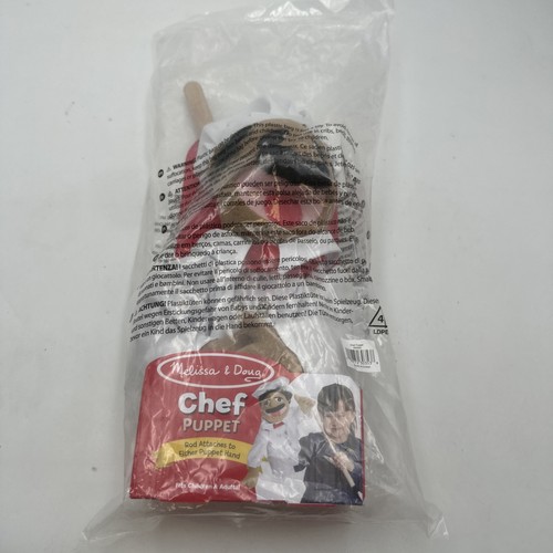 Melissa And Doug Chef Puppet Al Dente W/ Detachable Wooden Rod BRAND NEW Sealed 772303538| eBay