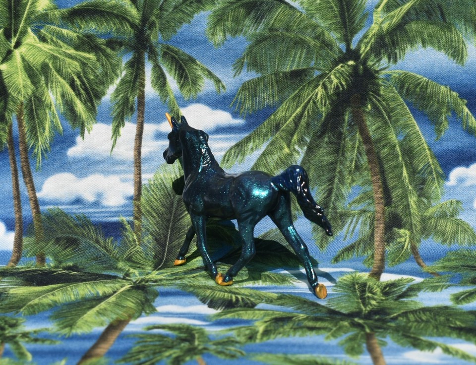 NEW Breyer MINI NEPTUNE Deep SEA BLUE Unicorn Stablemate cm Custom | eBay