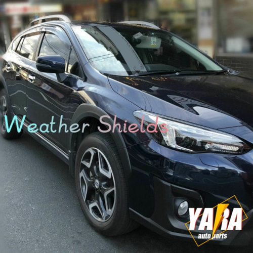 YARA Quality Weather shields Weathershields Windowvisors for Subaru XV ...