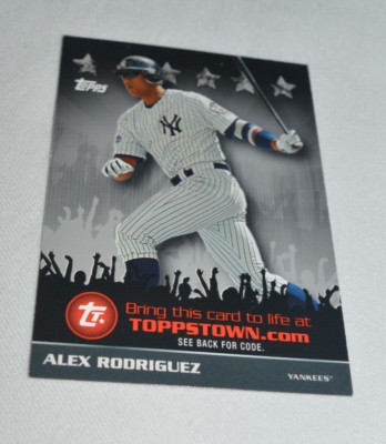 2009 TOPPS - ALEX RODRIGUEZ NEW YORK YANKEES CARD TTT1 | eBay