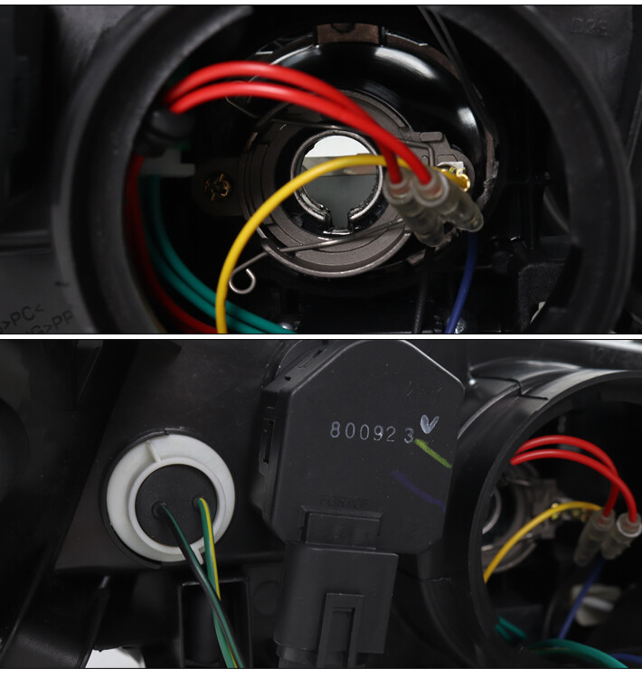 For 03-08 FX35 FX45 LED Switchback Signal Projector Headlights Black ...