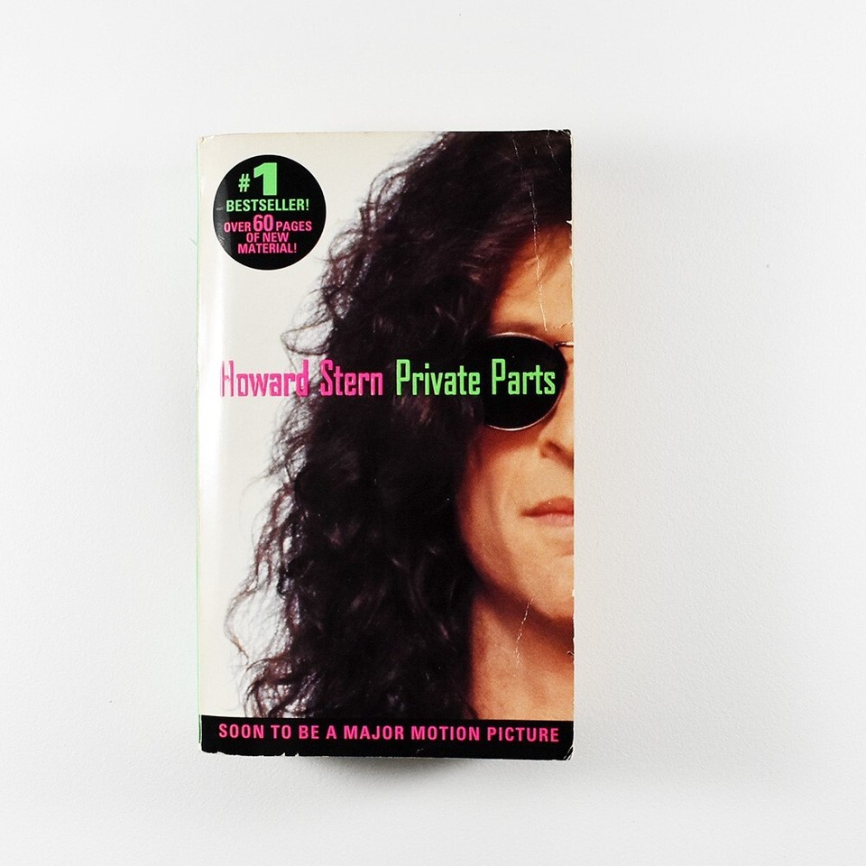 Howard Stern Private Parts Vintage Book Hand Signed Autographed JSA COA ...