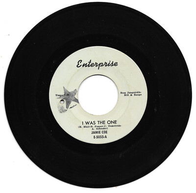 Jamie Coe-Enterprise 5055 Northern Soul 45 RPM I Was The One Publié ...
