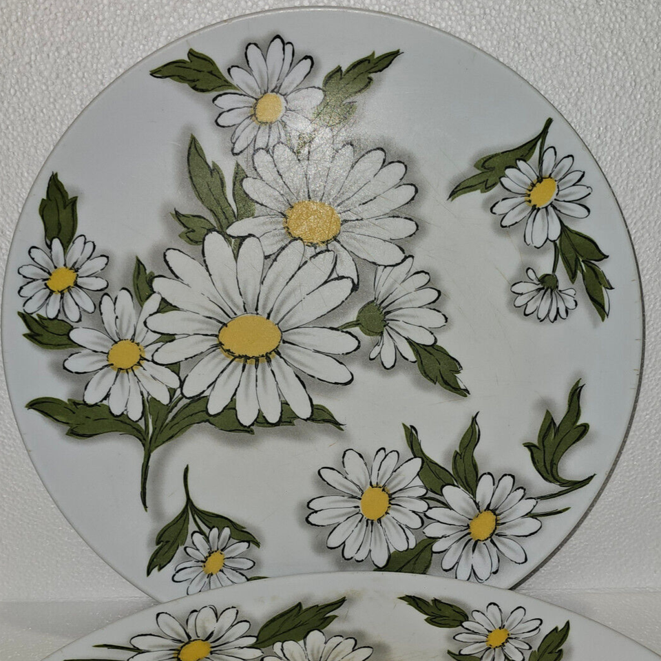 VTG Texas Ware Yellow Daisy and White Plates, Mid Century, Dinner ...