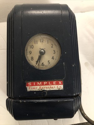 Time Clocks - Vintage Simplex Time Recorder