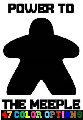 Vinyl Decal Truck Car Sticker Laptop - Board Games Power To The Meeple ...