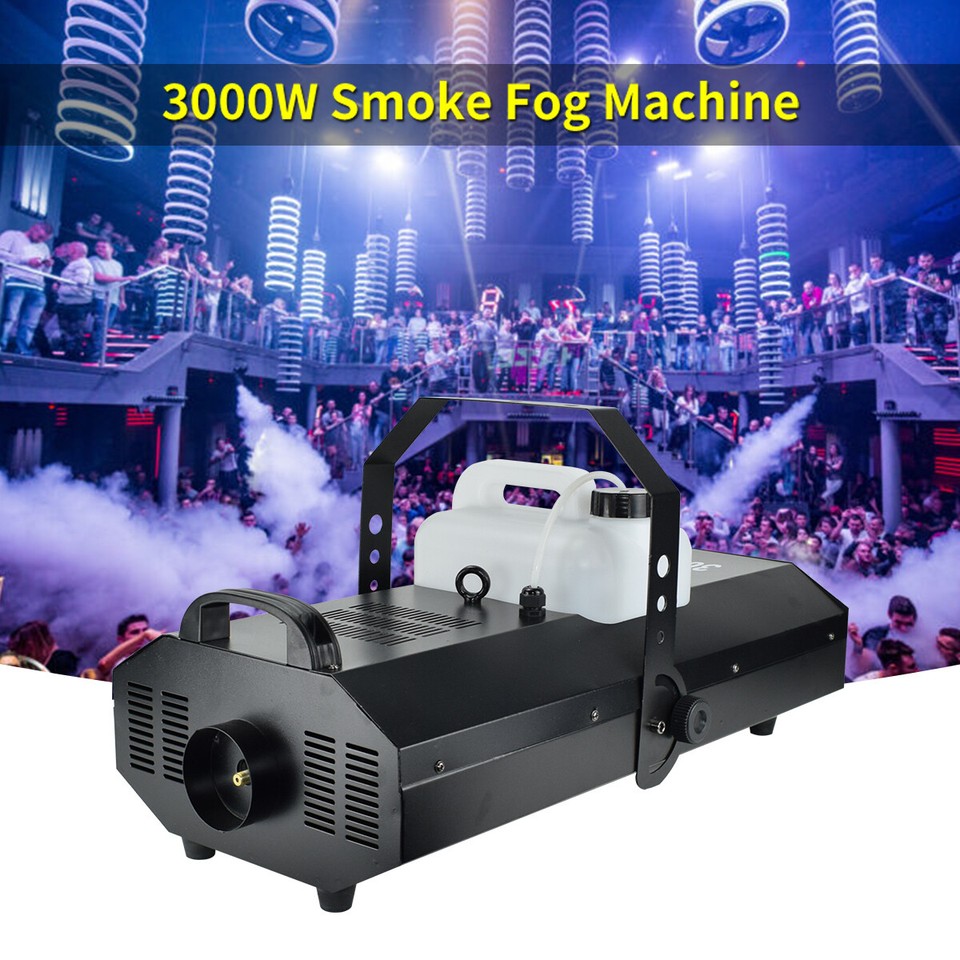 3000W DMX Fog Machine Stage Fogger Smoke Machine DJ Fog Smoke Effect w ...