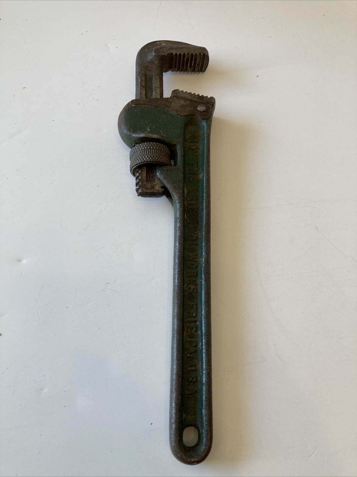Vintage 10" Pipemaster Pipe Wrench by The Erie Tool Works, Erie PA 1/8 ...