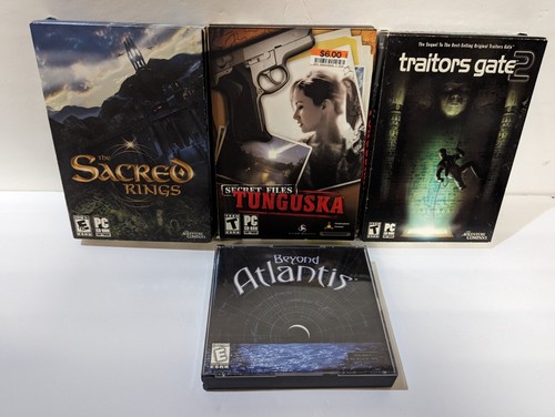Adventure Game PC lot: Beyond Atlantis, Sacred Rings, Traitors Gate 2 ...