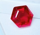 Ruby RED Hexagon Cut Size 8+ Ct Natural Mozambique Loose Gemstone EGL ...