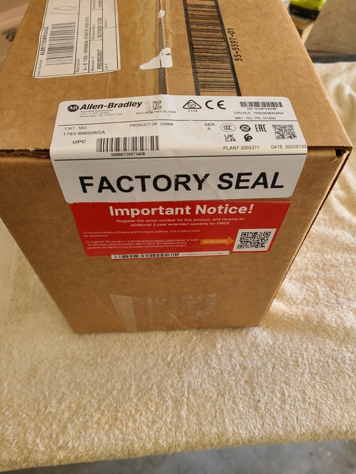 Allen-Bradley 1783-BMS06SA New AB Managed Ethernet Switch Stratix 5700 ...