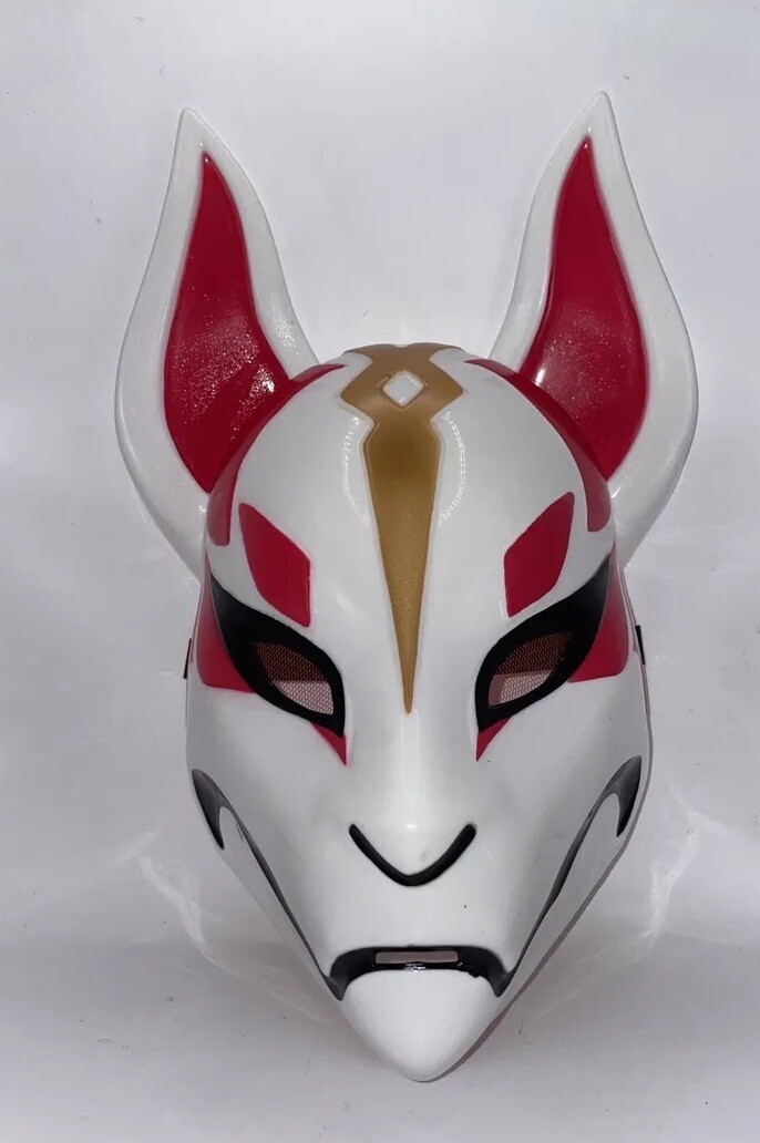 Fortnite Drift Fox Mask Plastic Face Mask Halloween … - Gem
