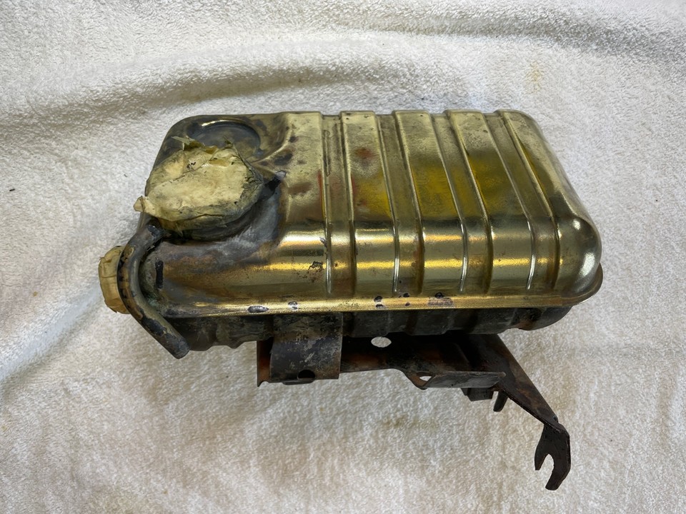 Early 60's Ford Upper Radiator overflow expansion Tank Overflow Vintage ...