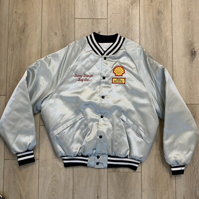 KING LOUIE PRO FIT SHELL SILVER/GRAY JACKET SIZE LARGE BULLWINKLE | eBay