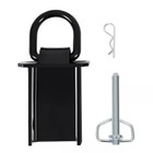 4PCS Heavy Duty 12000 Lbs Removable D-Ring Stake Pocket Powder Coated ...