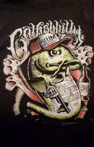 vtg Yelawolf Catfish Billy T-shirt Black Cotton All sizes S to 5Xl | eBay