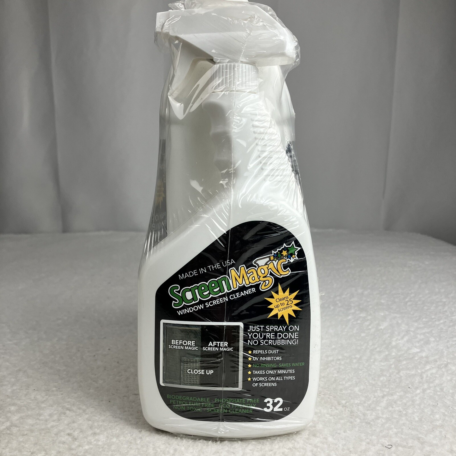 Screen Magic Window Screen Cleaner Combo Pack w/ Spray Bottle #05321 ...