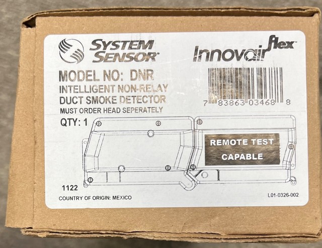 System Sensor DNRW Duct Smoke Detector for sale online | eBay