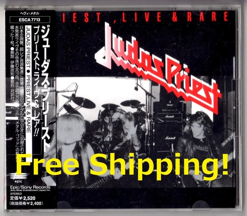 Used CD JUDAS PRIEST /Priest, Live and Rare - 10 tracks w/OBI 1998 Made ...
