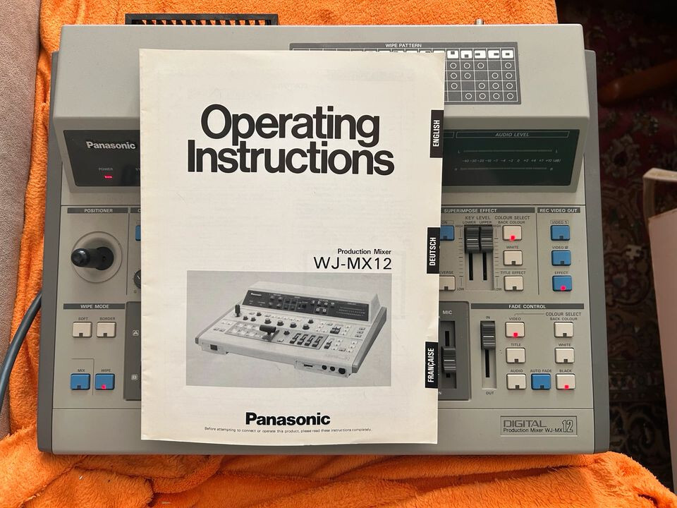 PANASONIC WJ-MX12/G Digital Audio Video Mixer | eBay.de