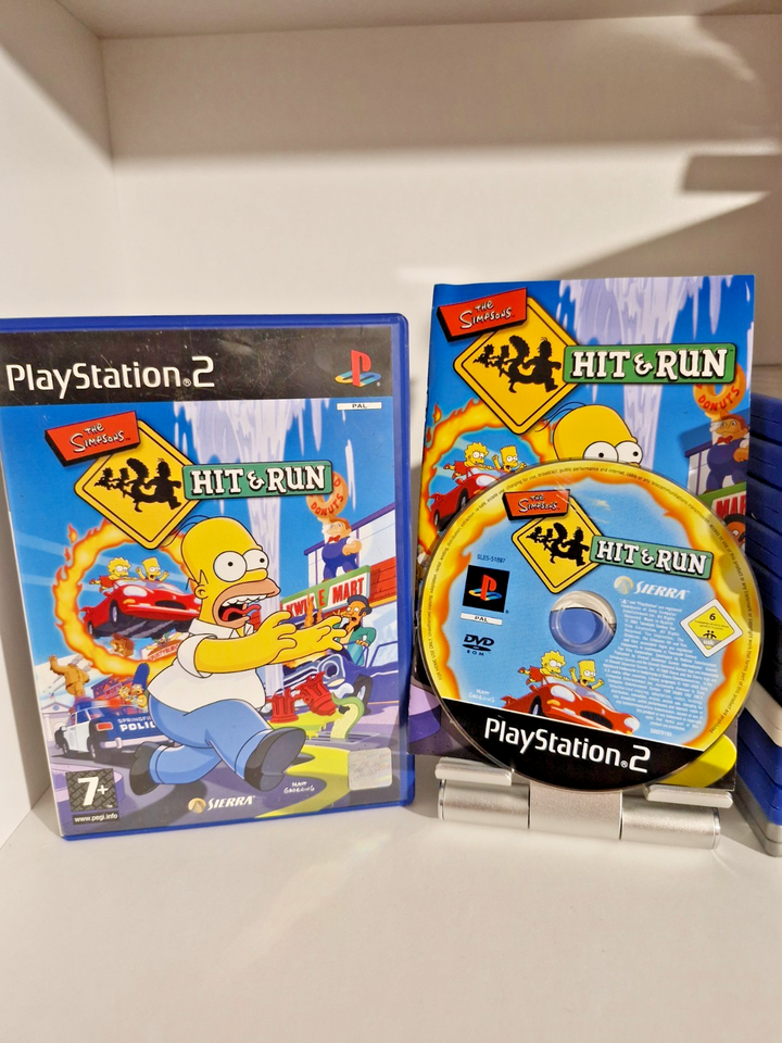 The Simpsons: Hit & Run (Sony PlayStation 2 PS2) – PAL – Complete with ...