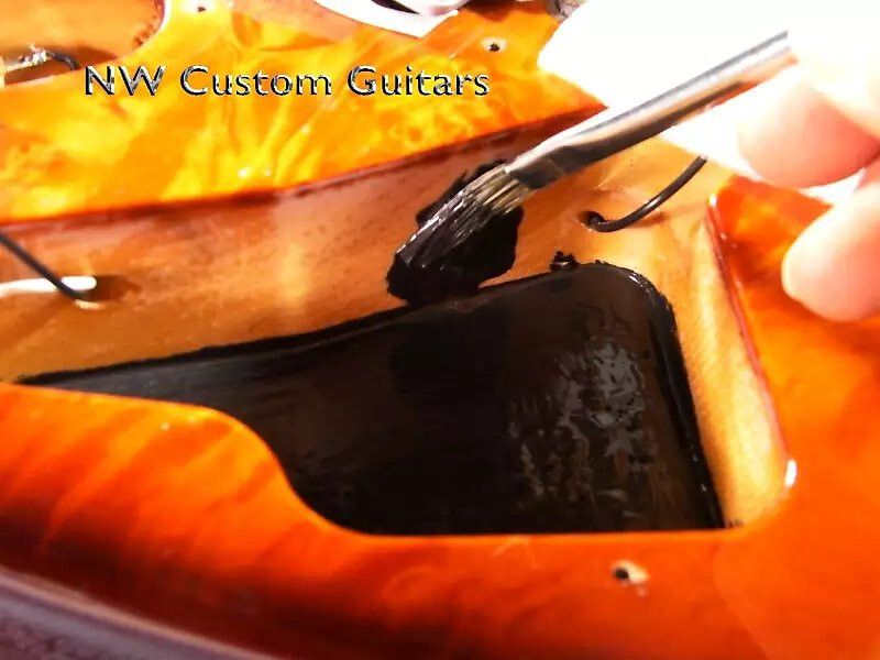 NEW! Conductive Shielding Paint for Strat, Tele, LP Style Guitars and ...