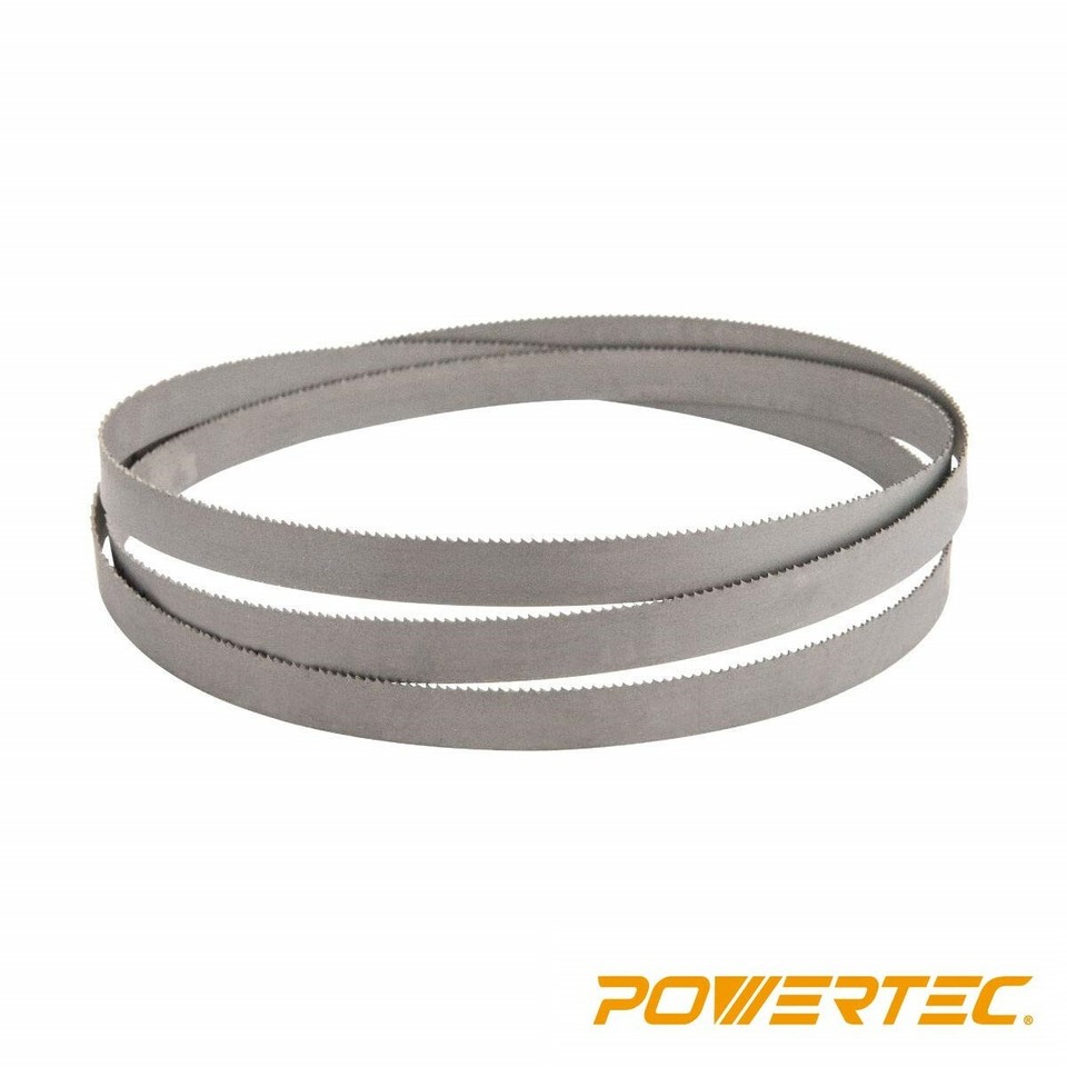 POWERTEC Bi-Metal Band Saw Blade 72-1/2"x1/2"x14 TPI for Benchtop ...