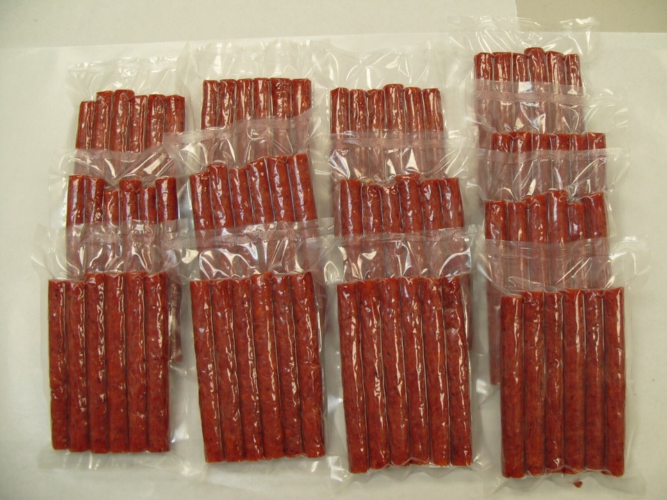 SKINLESS SNACK STICK CASING 19mm x 95 feet for 12 lb meat | eBay