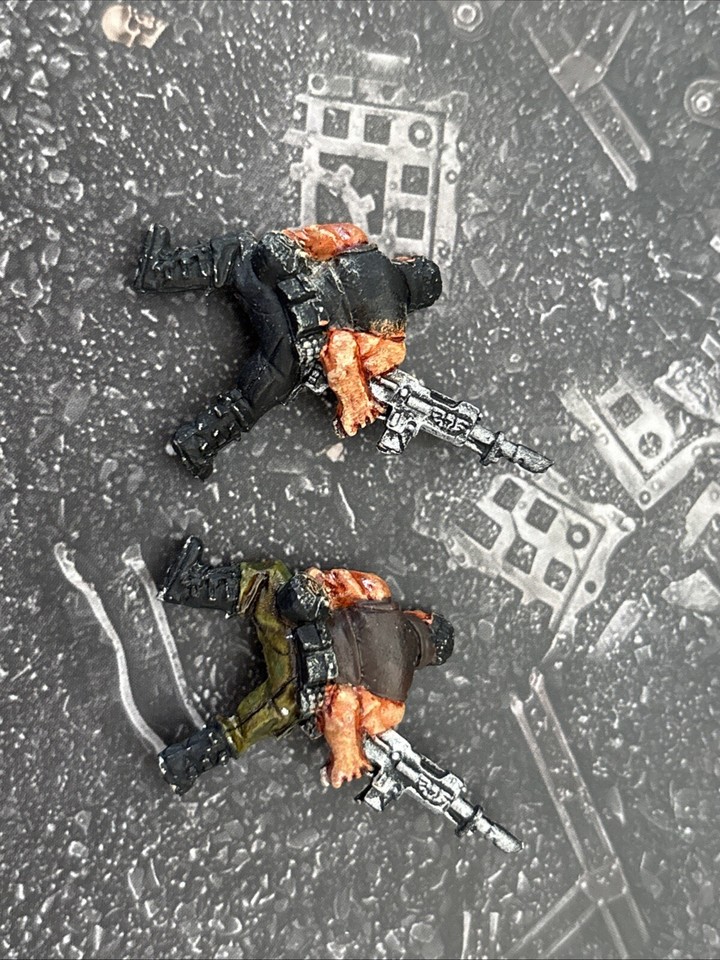 Warhammer 40k Imperial Guard Catachan Tank Crew Rider x 2 OOP Oldhammer ...