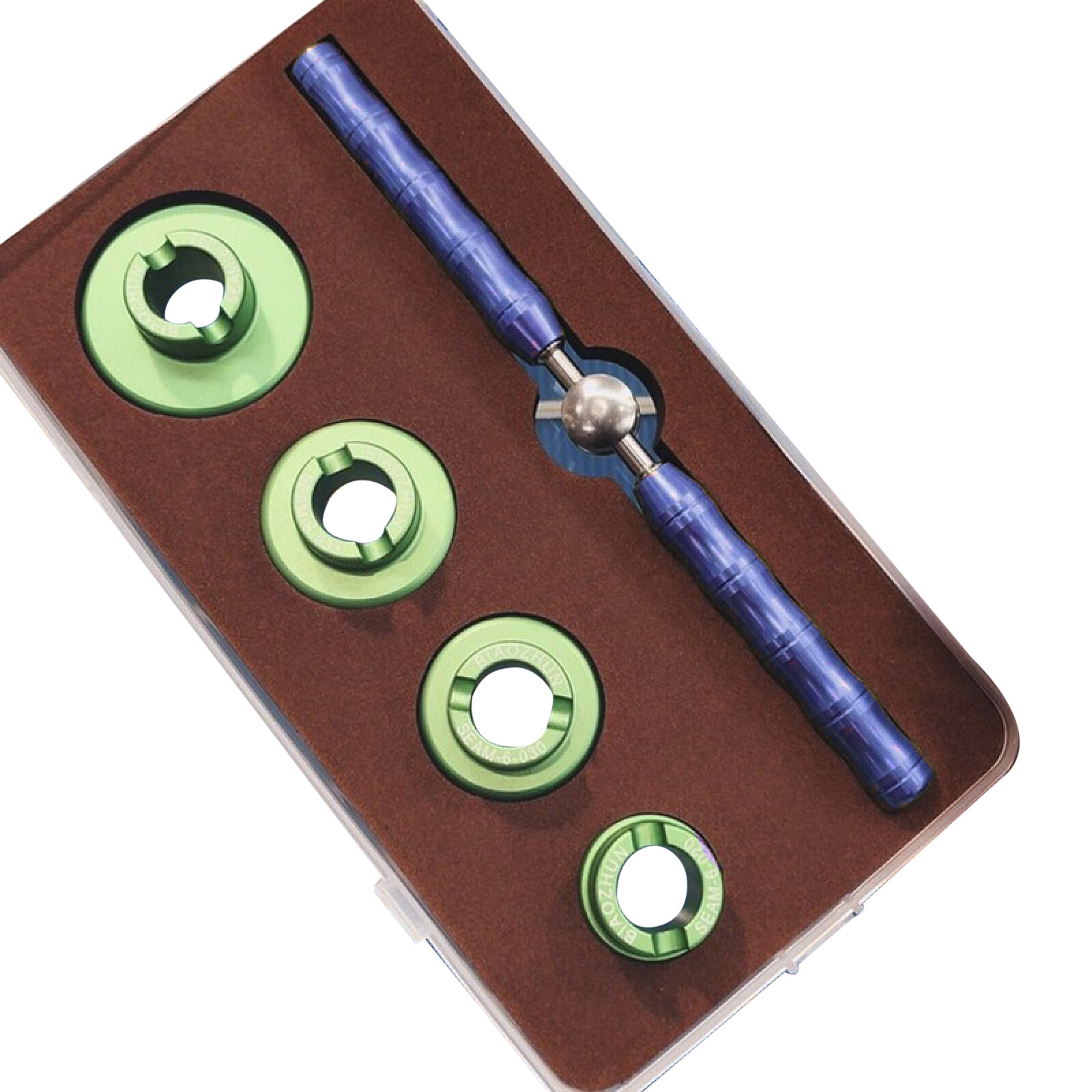 4PCS Watch Case Opener Dies 20mm 30mm 33mm 42mm +Wrench for Omega ...