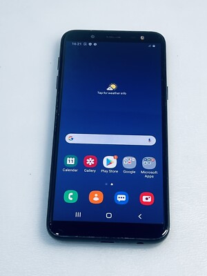 Samsung Galaxy J6 (SM-J600FN) - 32GB/3GB - Black (Unlocked)(3227/20 ...