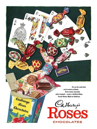 Reprint of vintage Cadbury Roses advertisement (1940s) - glossy A4 ...