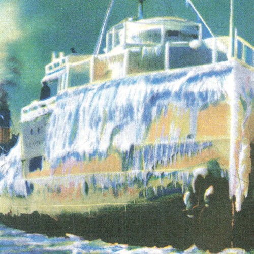 Postcard Ice Storm Historic Photo Soo Locks MI Sault Ste Marie Michigan ...