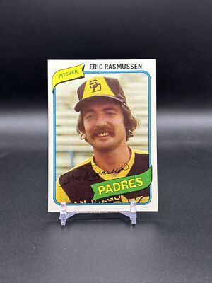 1980 Topps #531 Eric Rasmussen San Diego Padres NM+ | eBay