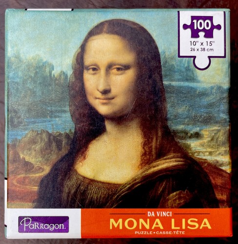 Mona Lisa Da Vinci Parragon Jigsaw Puzzle 100 piece Complete Eco ...