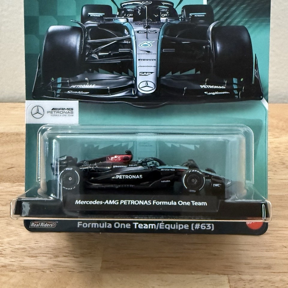 Hot Wheels Premium Formula 1 F1 Mercedes-AMG Petronas # 63 George ...
