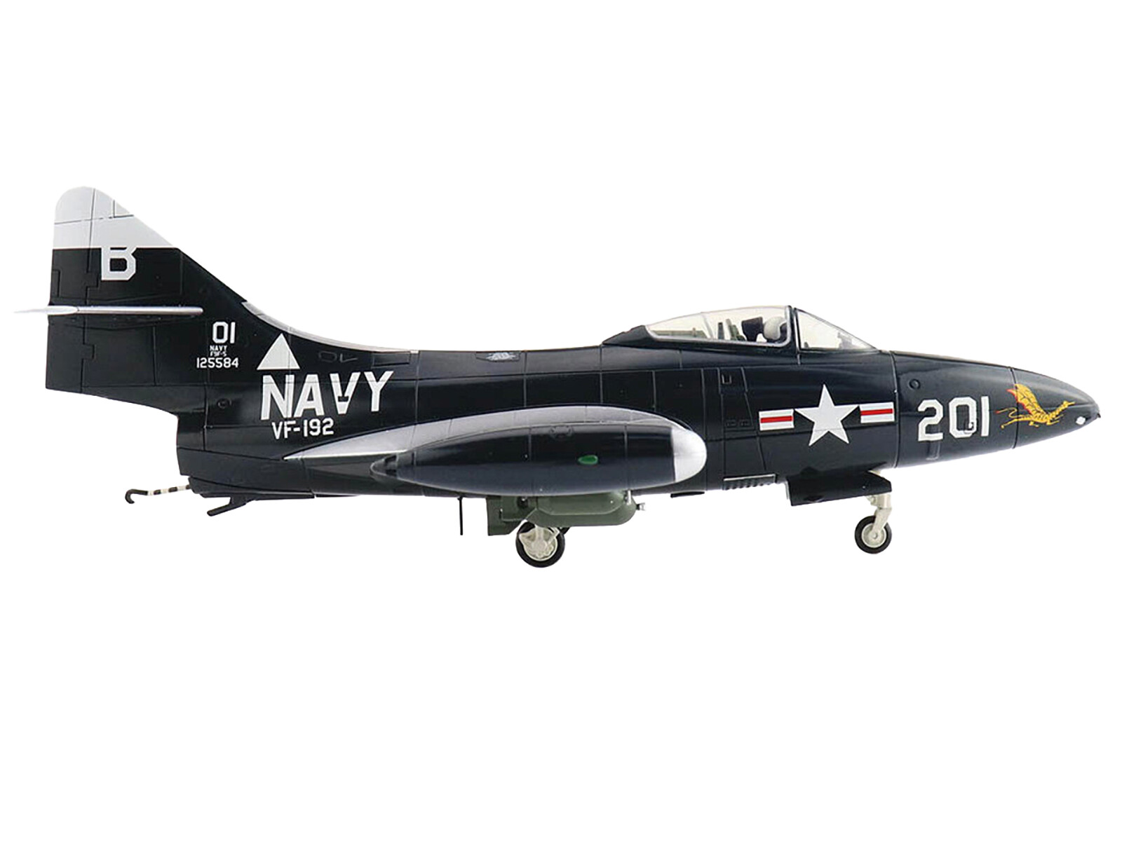 Grumman F9F-5 Panther Aircraft "VF-192 Golden Dragon USS Oriskany ...