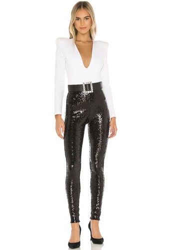 NEW Commando High Waist Sequin Leggings - Black - XL | eBay