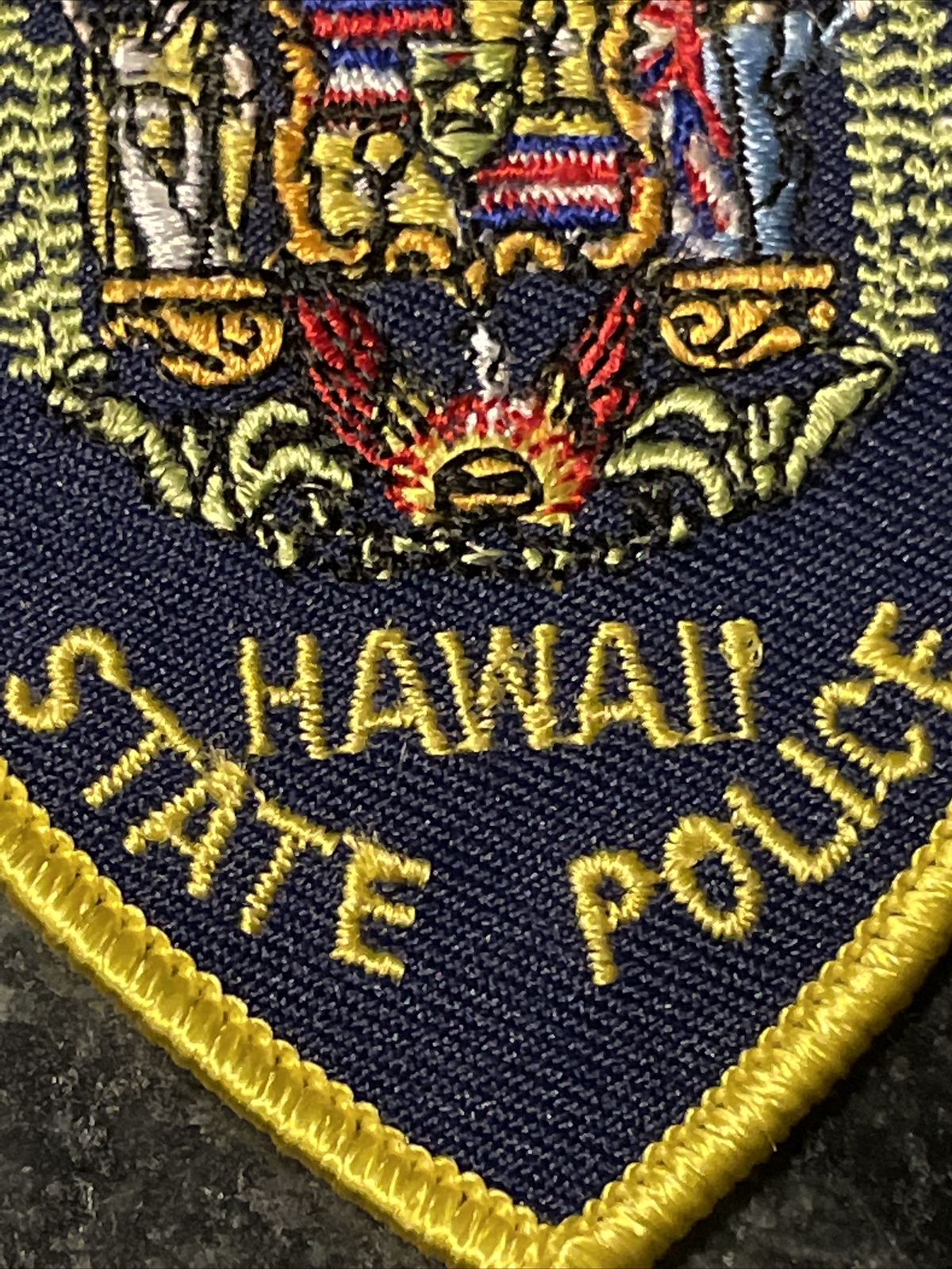 Hawaii State Police Highway Patrol Obsolete Sew On Patch 3” Rare Vtg ...