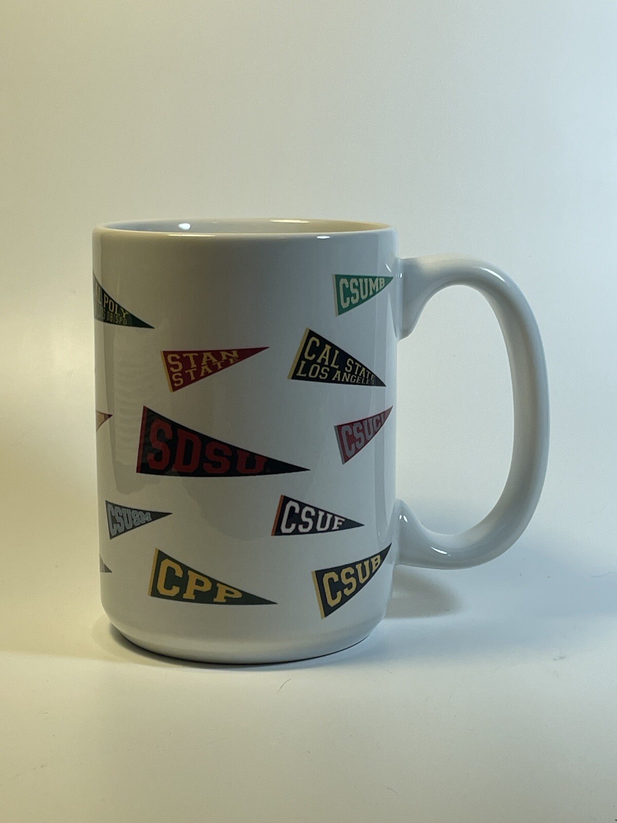 California State Schools Pennant Flags Mug! | eBay