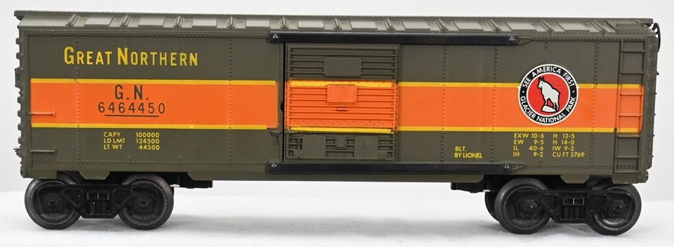 Lionel # 6464-450 Great Northern Box Car with Original Box - Type IV | eBay