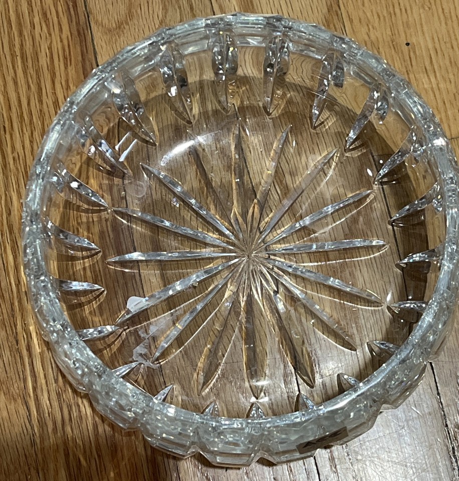 ACC 24% LEAD CRYSTAL BOWL 10'' GLASS IS HAND CUT In POLAND 7” | eBay