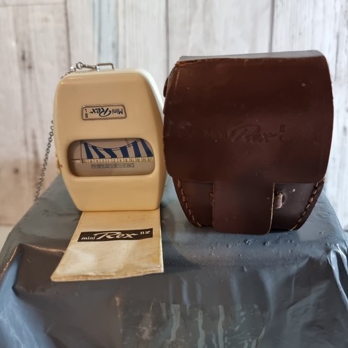 Mini-Rex II L Camera Light Exposure Meter with Leather Case And Instructions | eBay UK