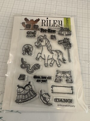 Riley & Co. Dress Up Riley “Cowboy” Clear Stamps And Die Set - RD58 ...
