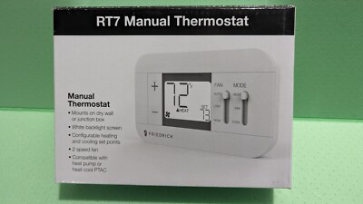 Friedrich RT7 Digital Wall Thermostat for PTACs and VTACs - Non ...