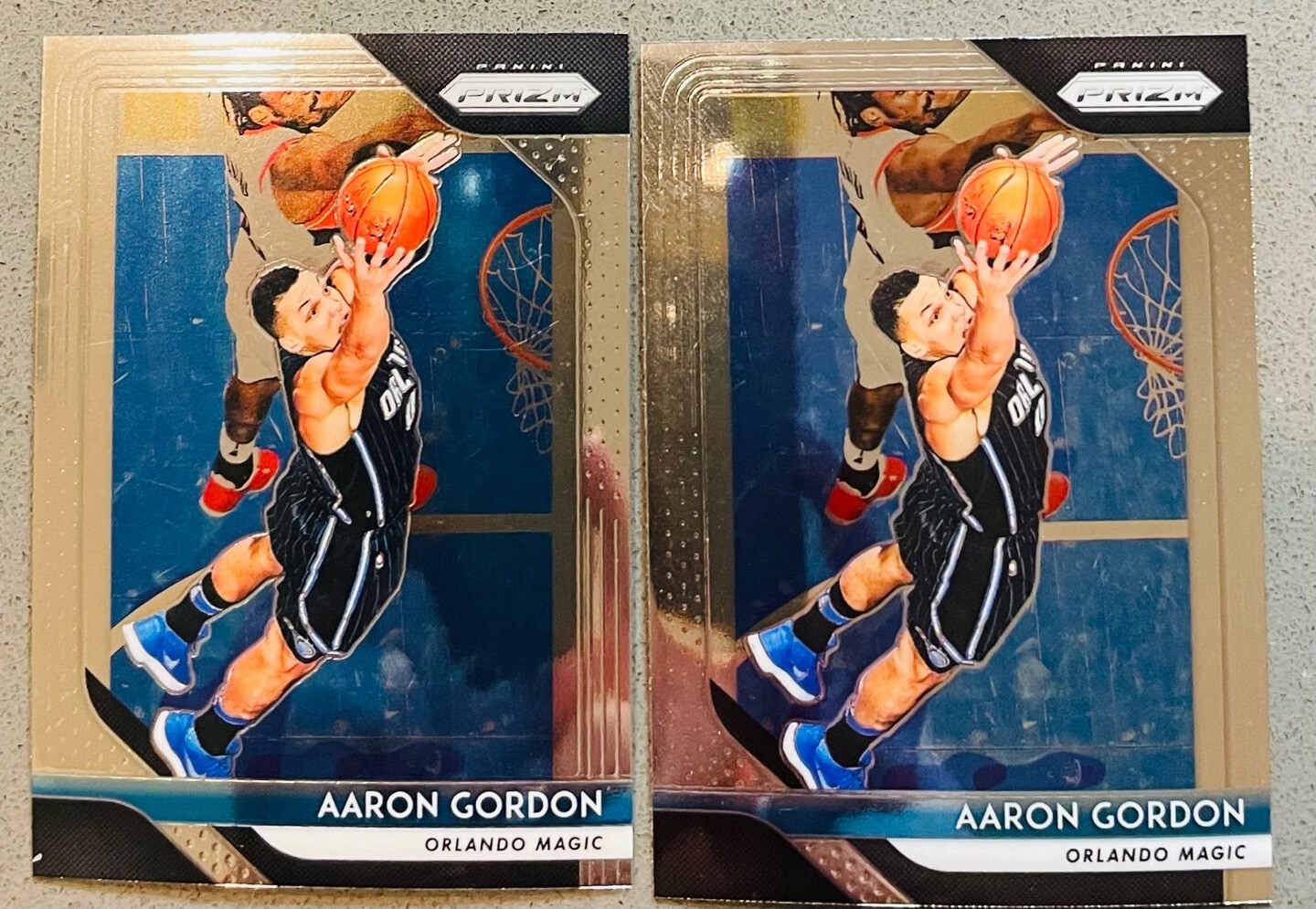 2 Lot 2018-19 Panini Prizm Basketball NBA #159 Aaron Gordon Base Card ...