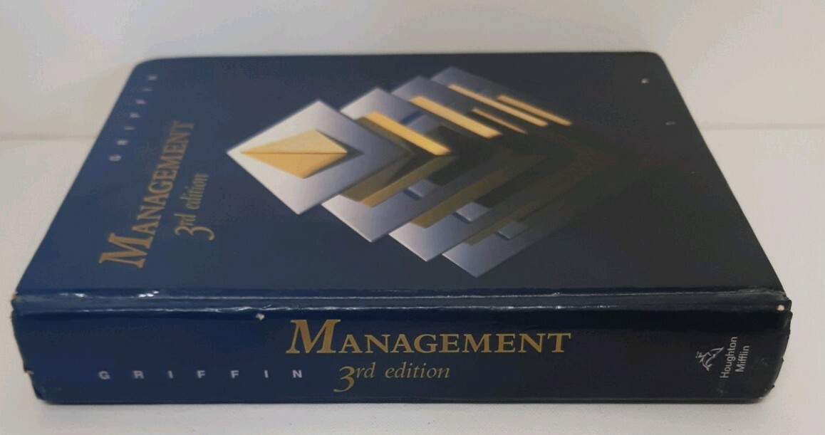 Management Textbook Griffin 3rd Edition 1990 Book Vtg 90s Manager Role ...