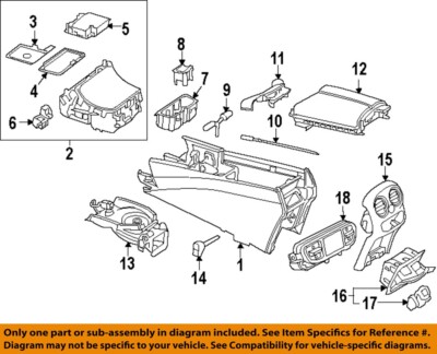 MERCEDES OEM 15-23 C300 Console Console-Front Cover 2056803711 | eBay
