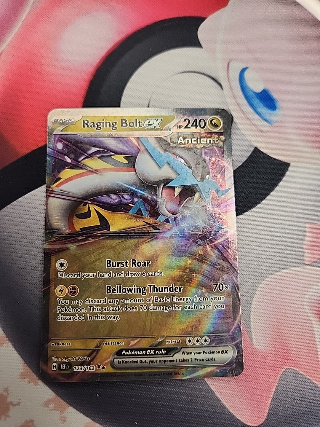Pokémon TCG Raging Bolt ex Scarlet & Violet-Temporal Forces 123/162 ...